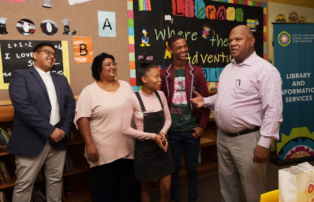 Cape Town Mayor Alderman Dan Plato congratulates matriculants who ...