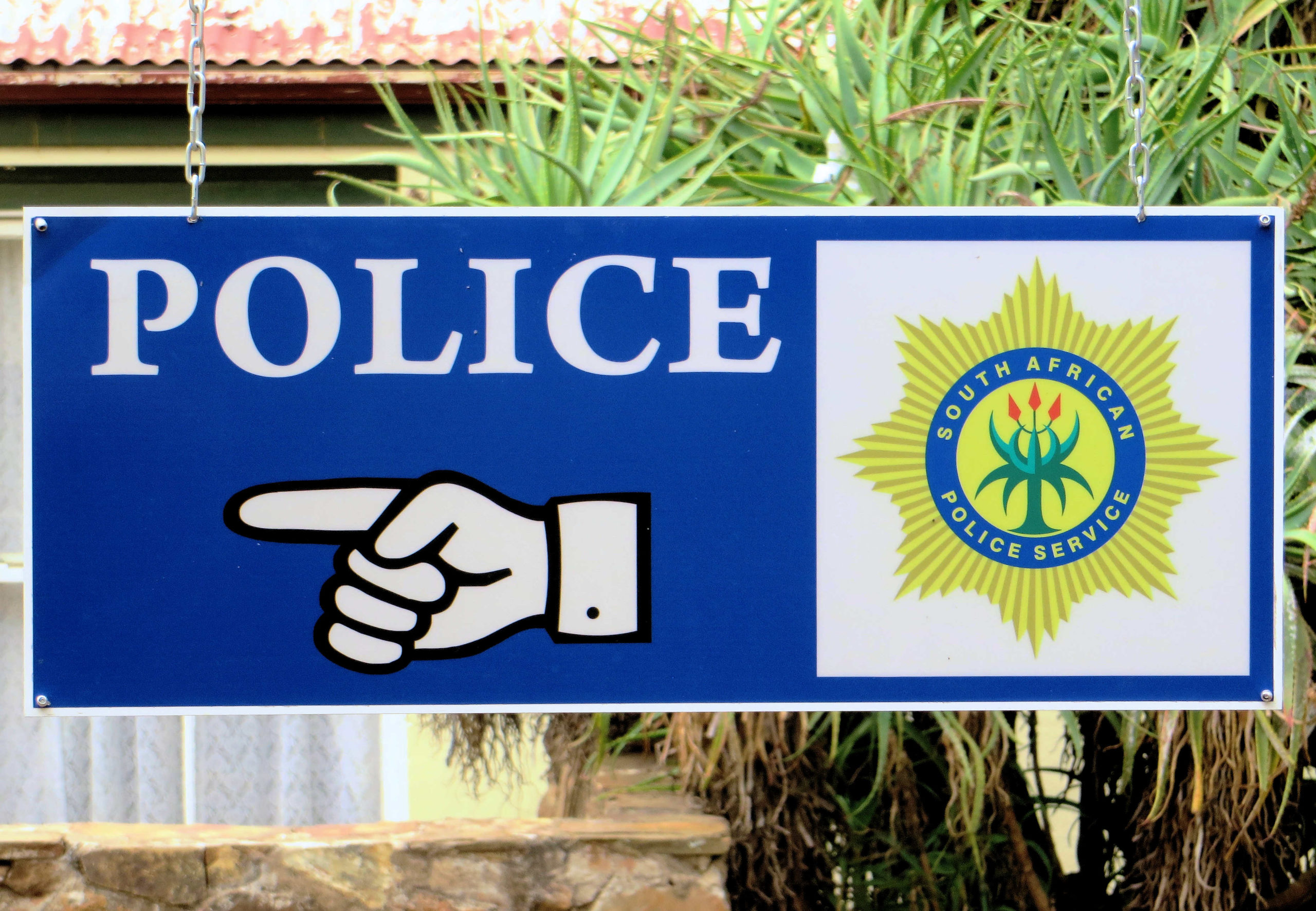 Police Station Sign South Africa