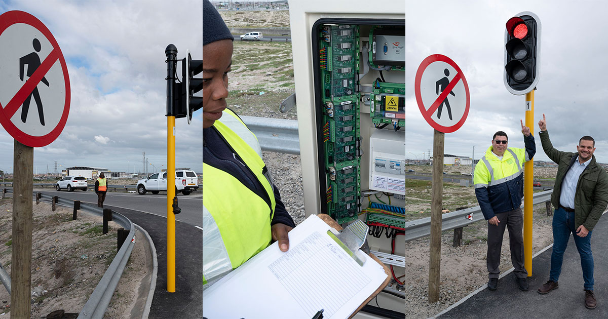 N2/Mew Way traffic signal installation brings much needed relief