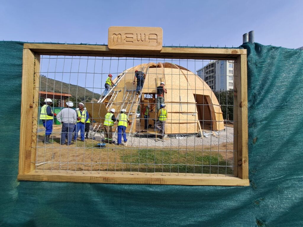 A peek at the City’s progress with new dome classroom at Green Point Park