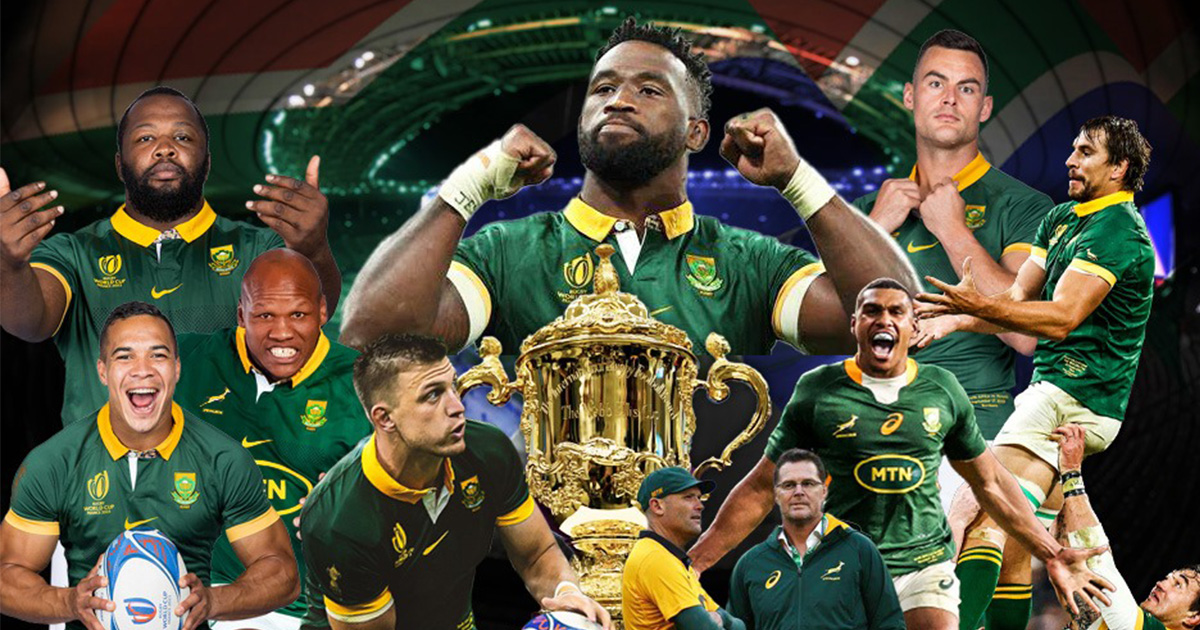 Springboks bring the Rugby World Cup home again!