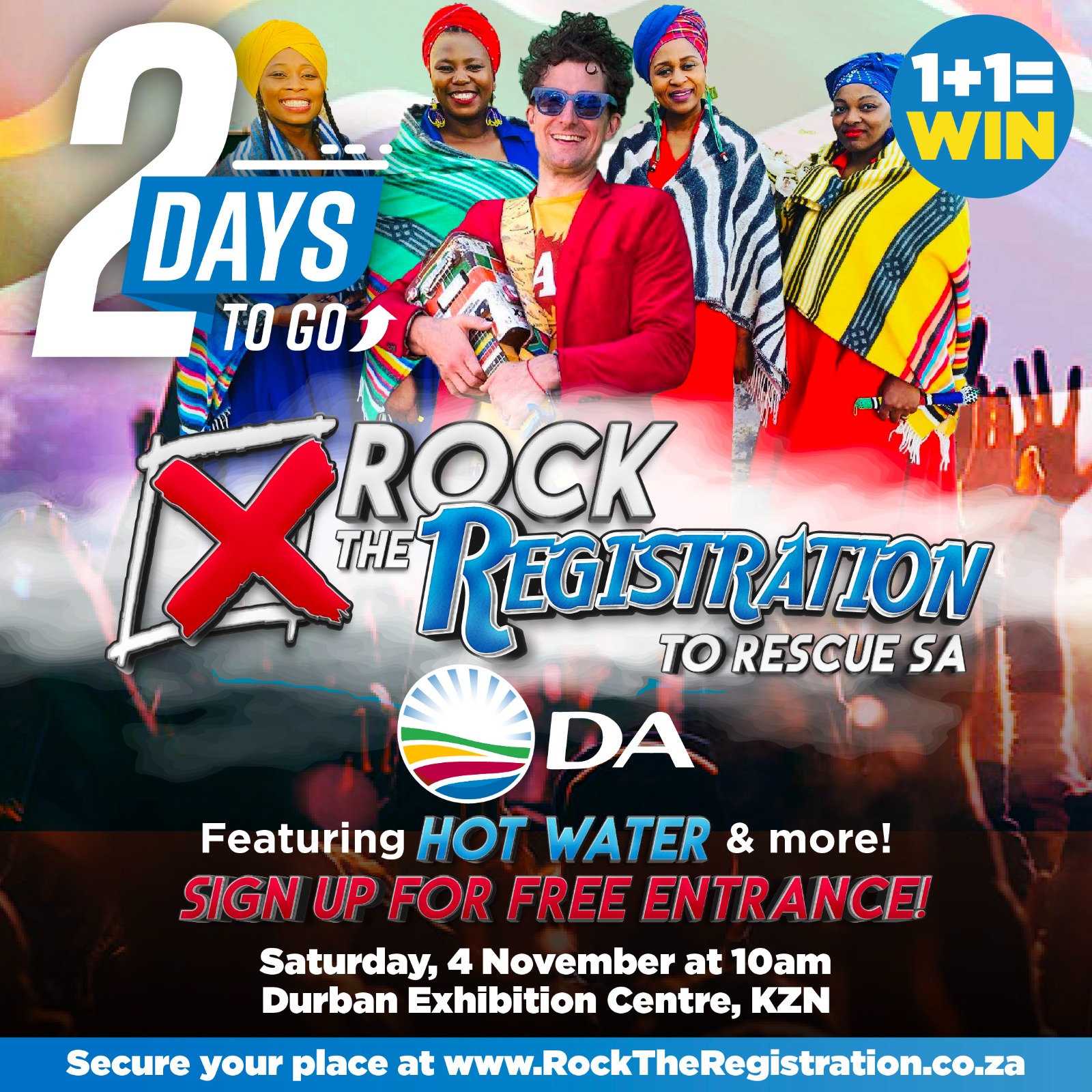 DA Election 2024 National Rally, ahead of Voter Registration Weekend