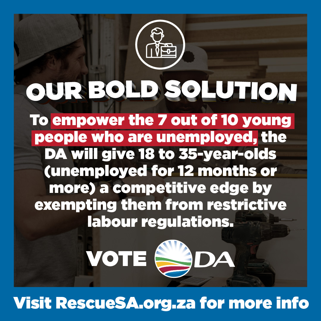 The DA’s Rescue Plan for South Africa: Election Manifesto 2024