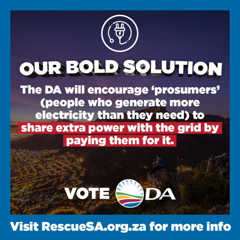 The DA’s Rescue Plan for South Africa: Election Manifesto 2024