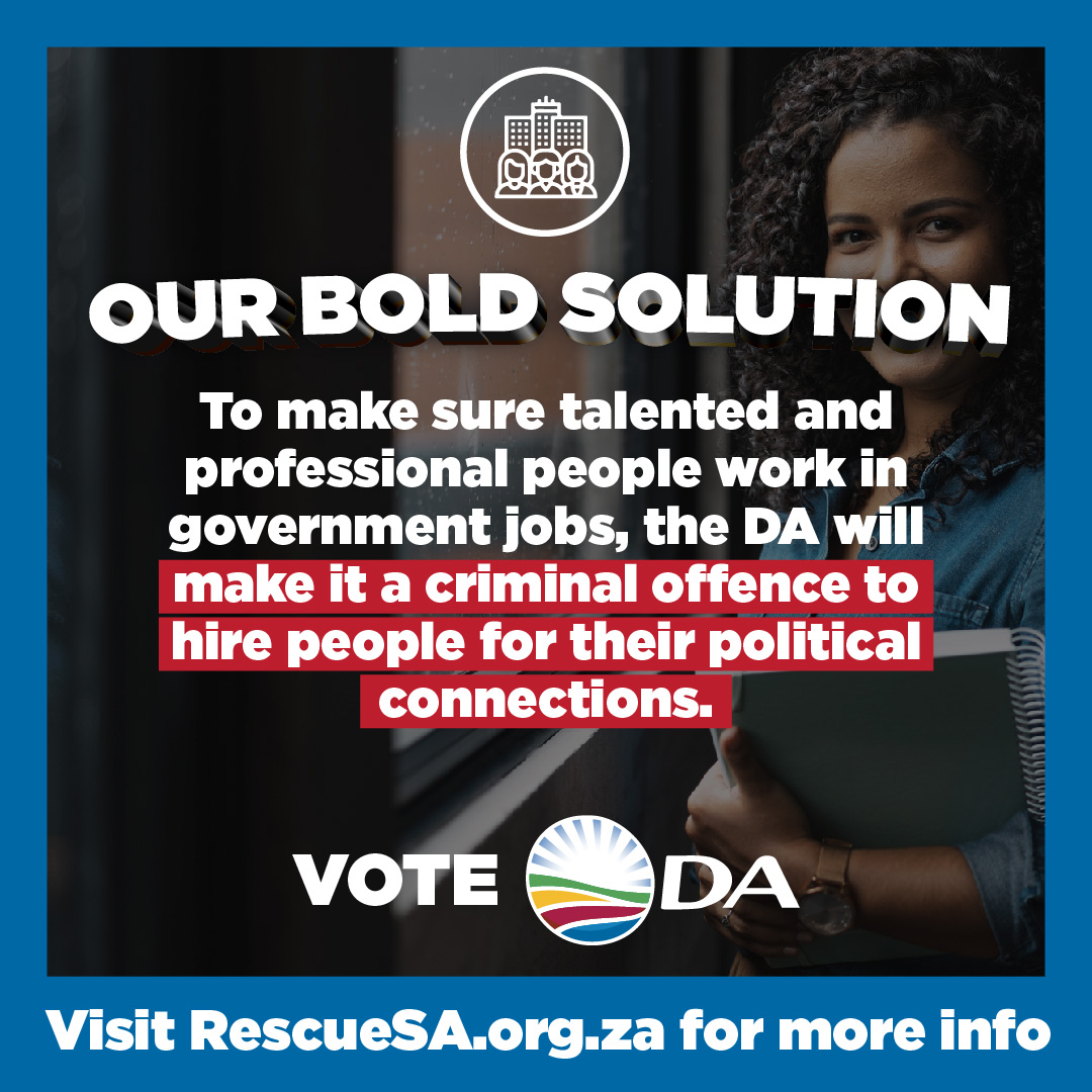 The DA’s Rescue Plan for South Africa: Election Manifesto 2024