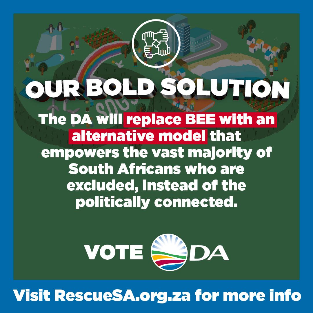 The DA’s Rescue Plan for South Africa: Election Manifesto 2024