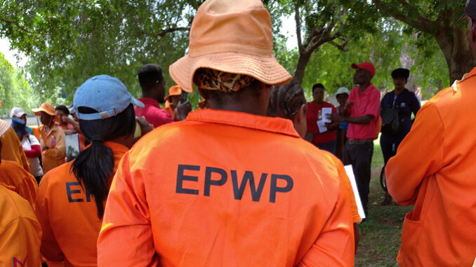 A new era for EPWP: Serving the people, not the politically connected