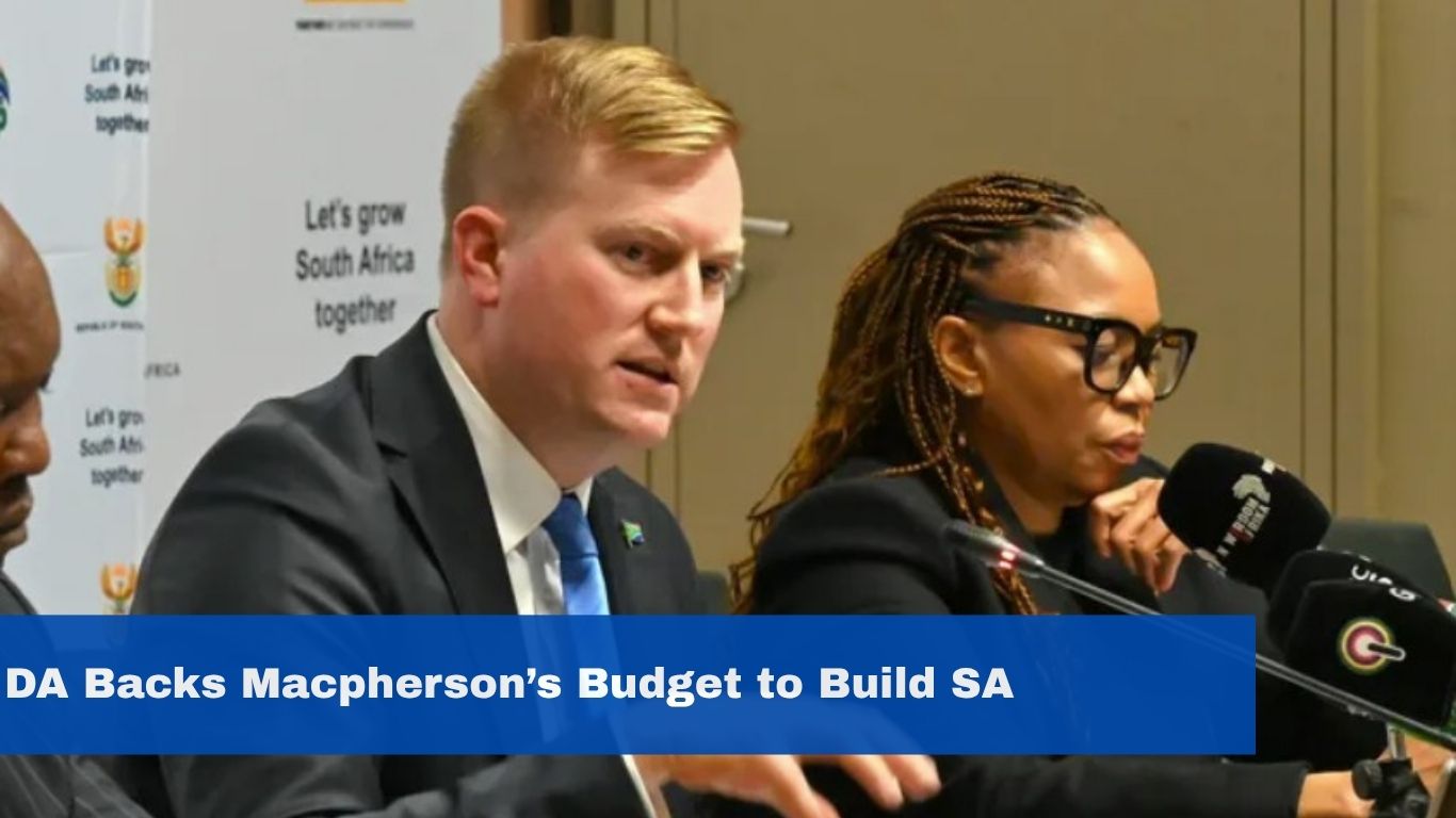 DA resoundingly backs Minister Macpherson’s DPWI Budget, turning SA ...