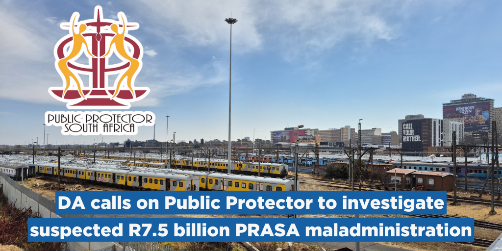 DA calls on Public Protector to investigate suspected R7.5 billion ...