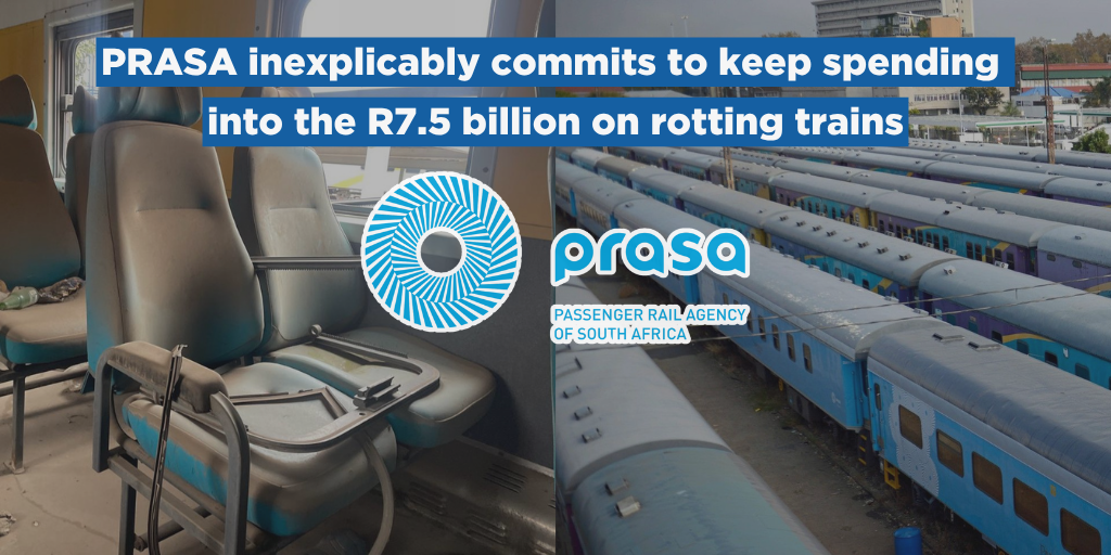 PRASA inexplicably commits to keep spending into the R7.5 billion on ...