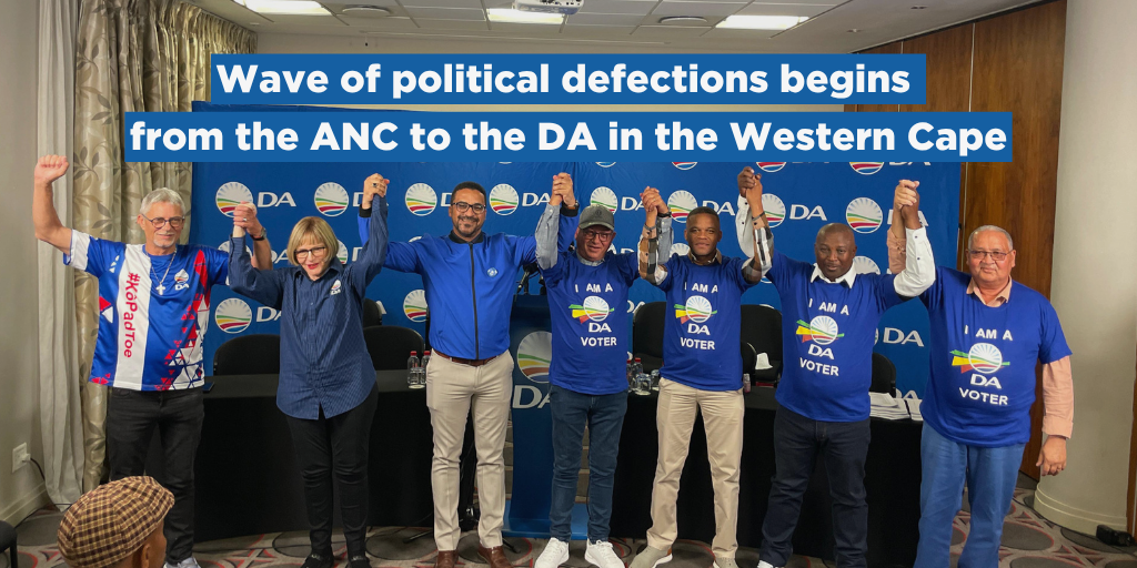 Wave of political defections begins from the ANC to the DA in the ...