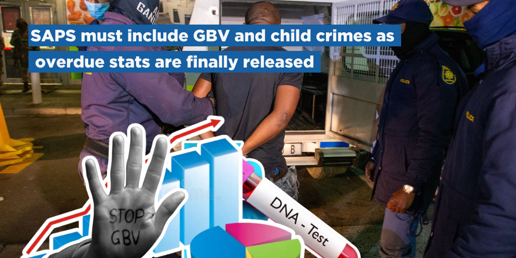 SAPS must include GBV and child crimes as overdue stats are finally ...